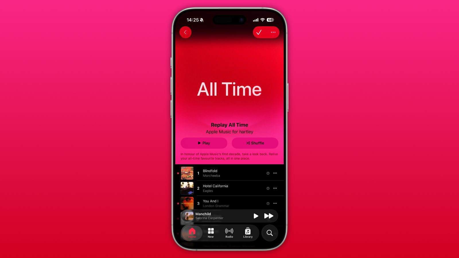 Apple Music Debuts All-New Personalized Playlist - MacRumors
