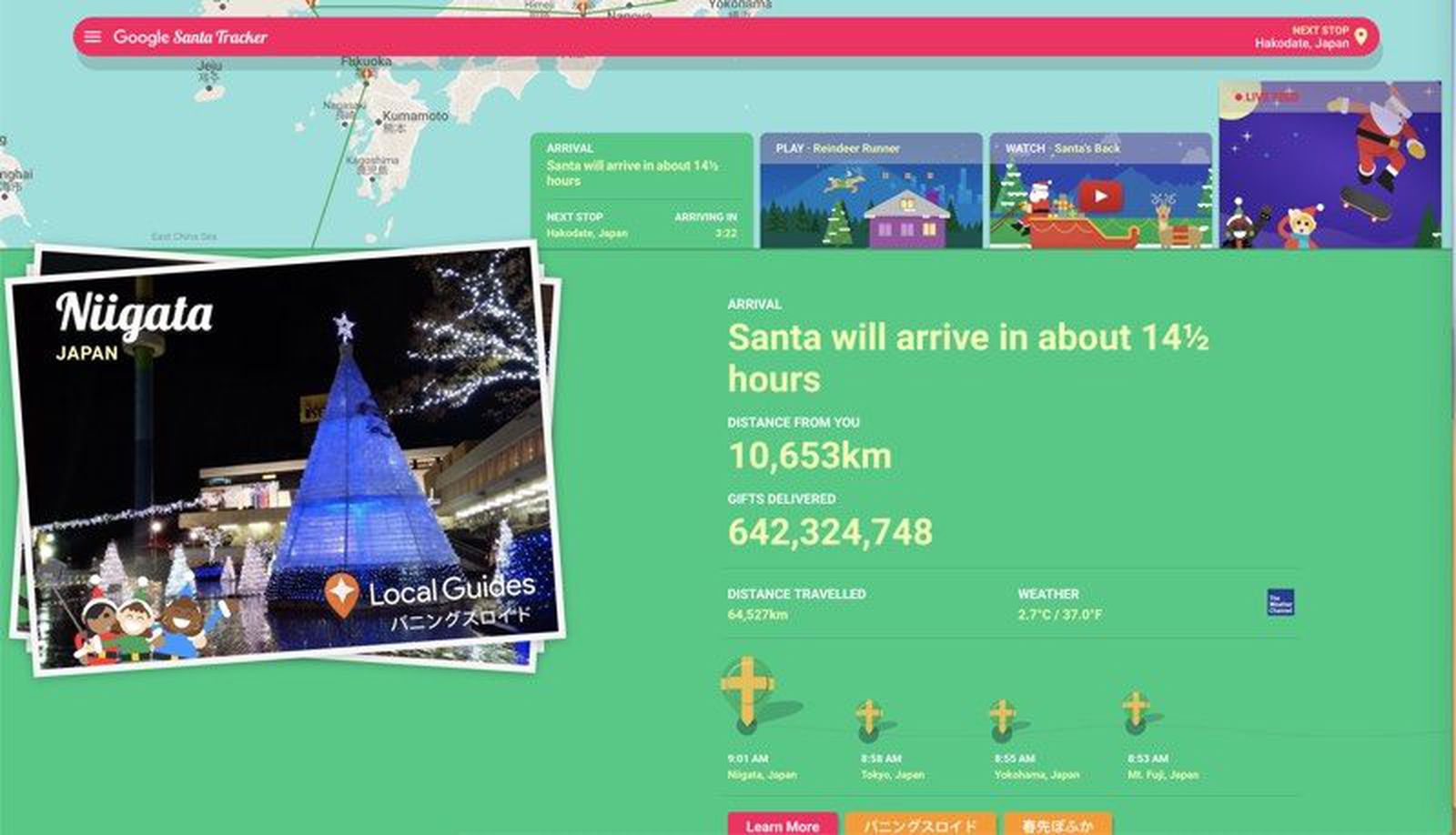 Track Santa's Journey From the North Pole With Google's Web-Based Santa ...