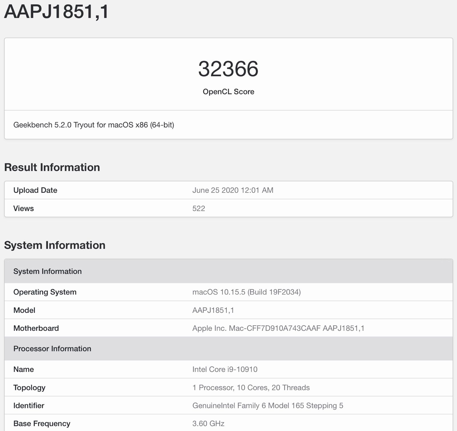 Unreleased iMac With 10-Core Comet Lake-S Chip and Radeon Pro 5300 GPU ...