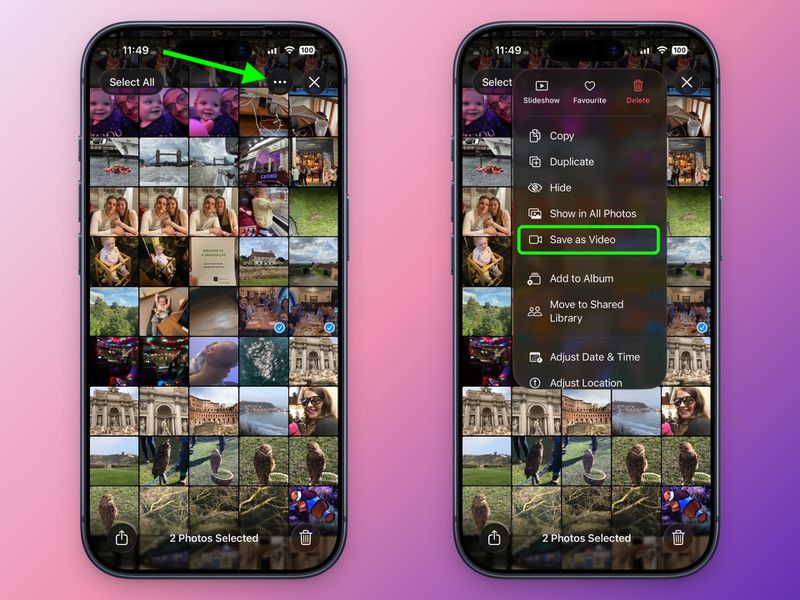 Turn Several Live Photos into a Single Video on iPhone - 3uTools