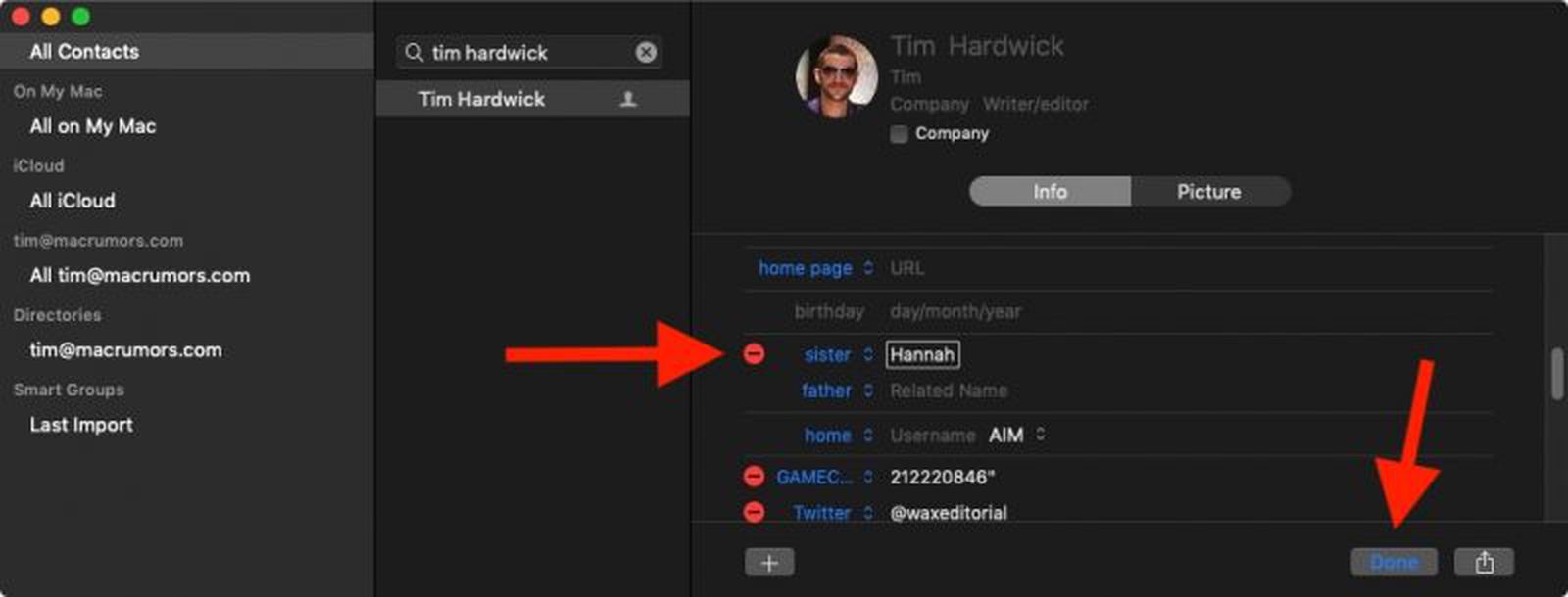 How to Assign Relationships to Contacts for Siri Labels in macOS ...