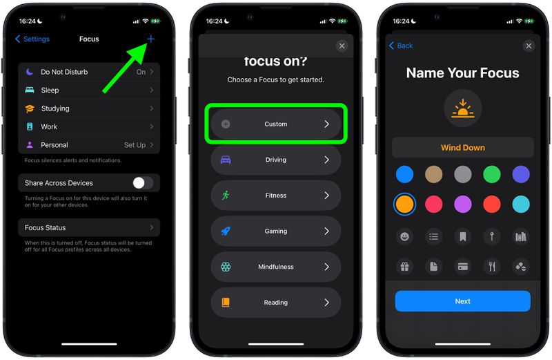 iOS 16: How to Link an Apple Watch Face to a Focus Mode - MacRumors