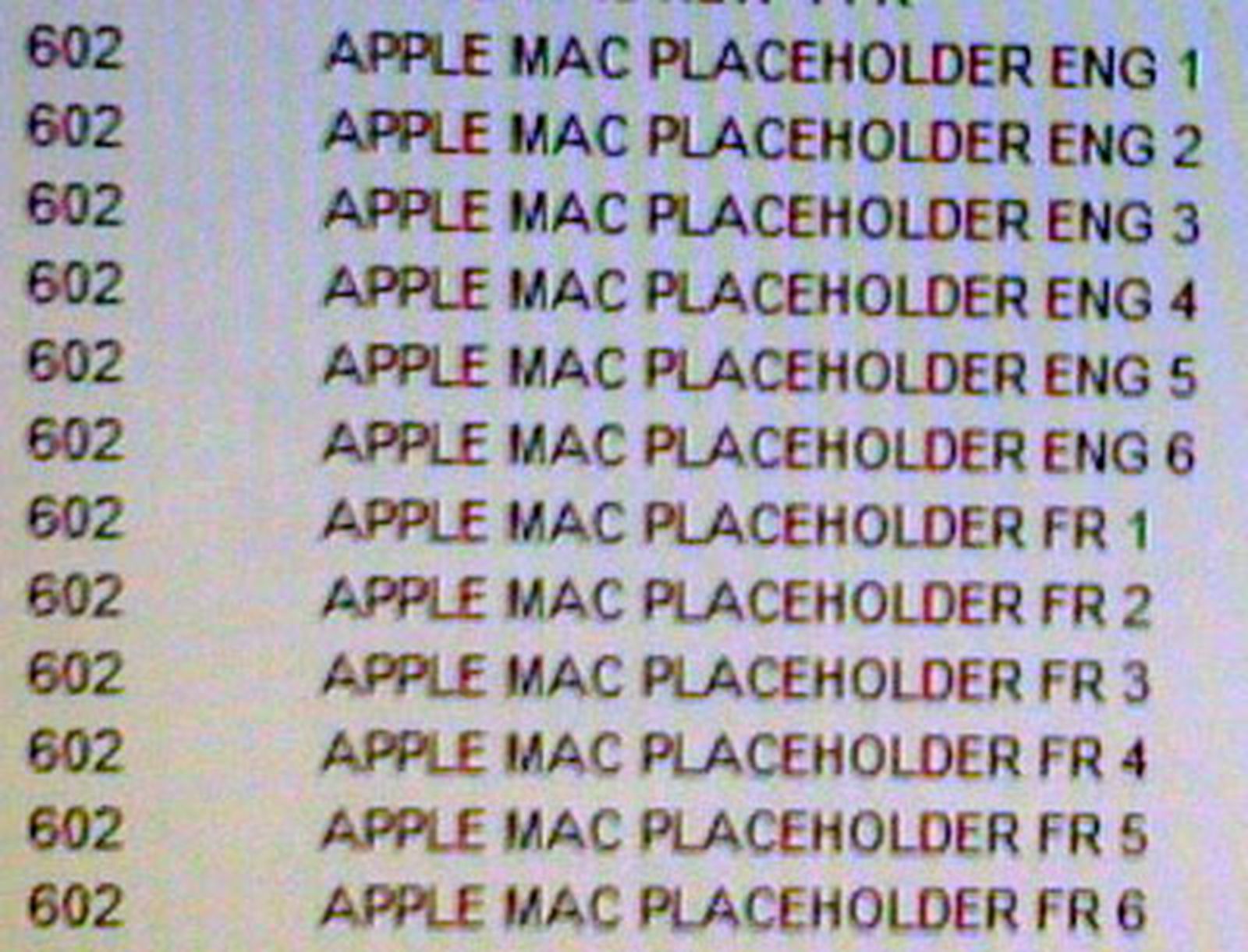 New Mac Part Numbers Found in Future Shop's Inventory? [Update] - MacRumors