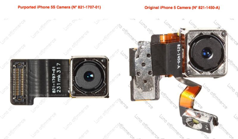 Photo Depicting iPhone 5S Camera Module Hints at Separate Dual-LED ...
