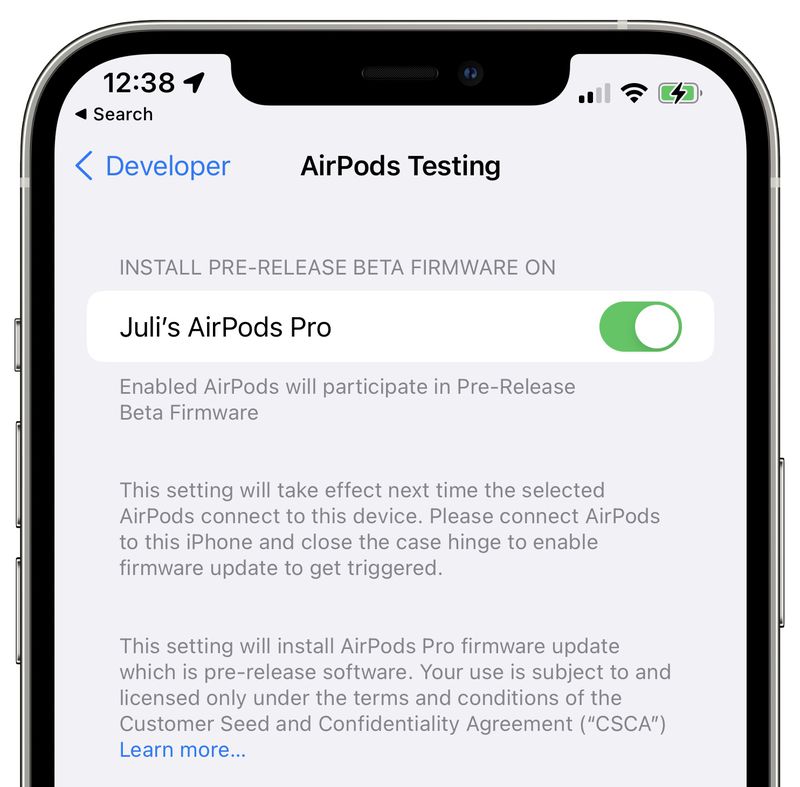 How To Install Apples Beta Firmware On Airpods Pro Macrumors 
