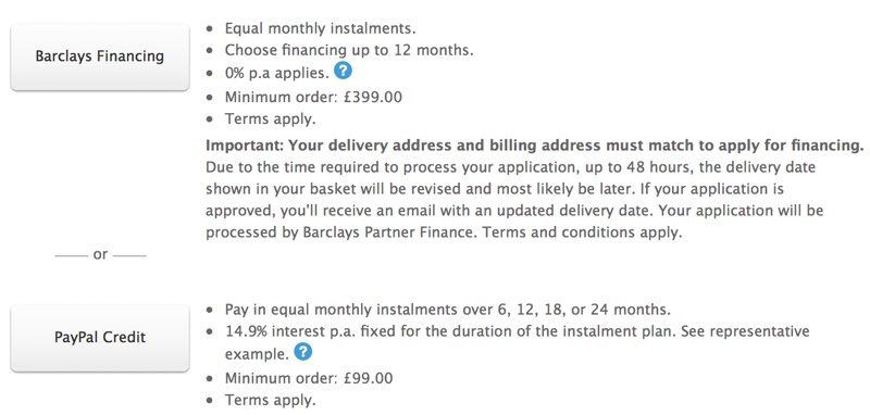 Apple Reintroduces Financing Options in the United Kingdom - MacRumors