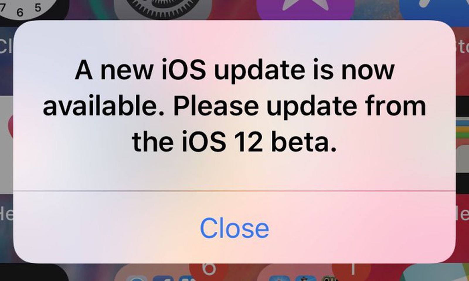 iOS 12 Users Running Current Beta Plagued With Popup Prompting an ...