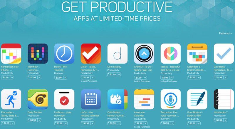 Apple Launches 'Get Productive' Promotion for iOS and Mac With ...