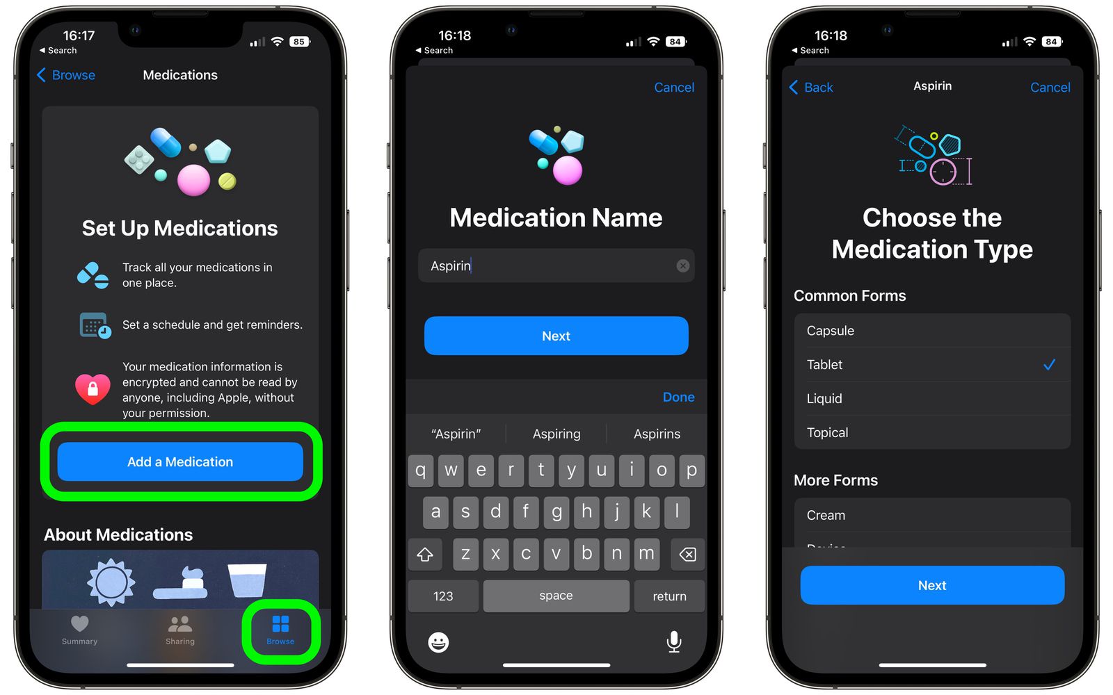 iOS 16: How to Add a Medication or Vitamin to the Health App - MacRumors