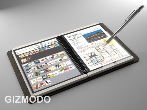 Microsoft's Prototype Multi-Touch Tablet/Booklet - MacRumors