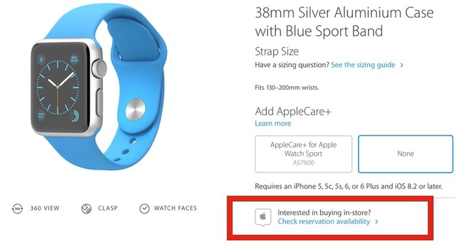 Apple Watch Now Available for Purchase in Apple Retail Stores - MacRumors