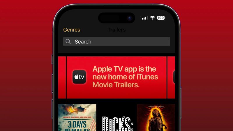 Apple Discontinues iTunes Movie Trailers App - MacRumors