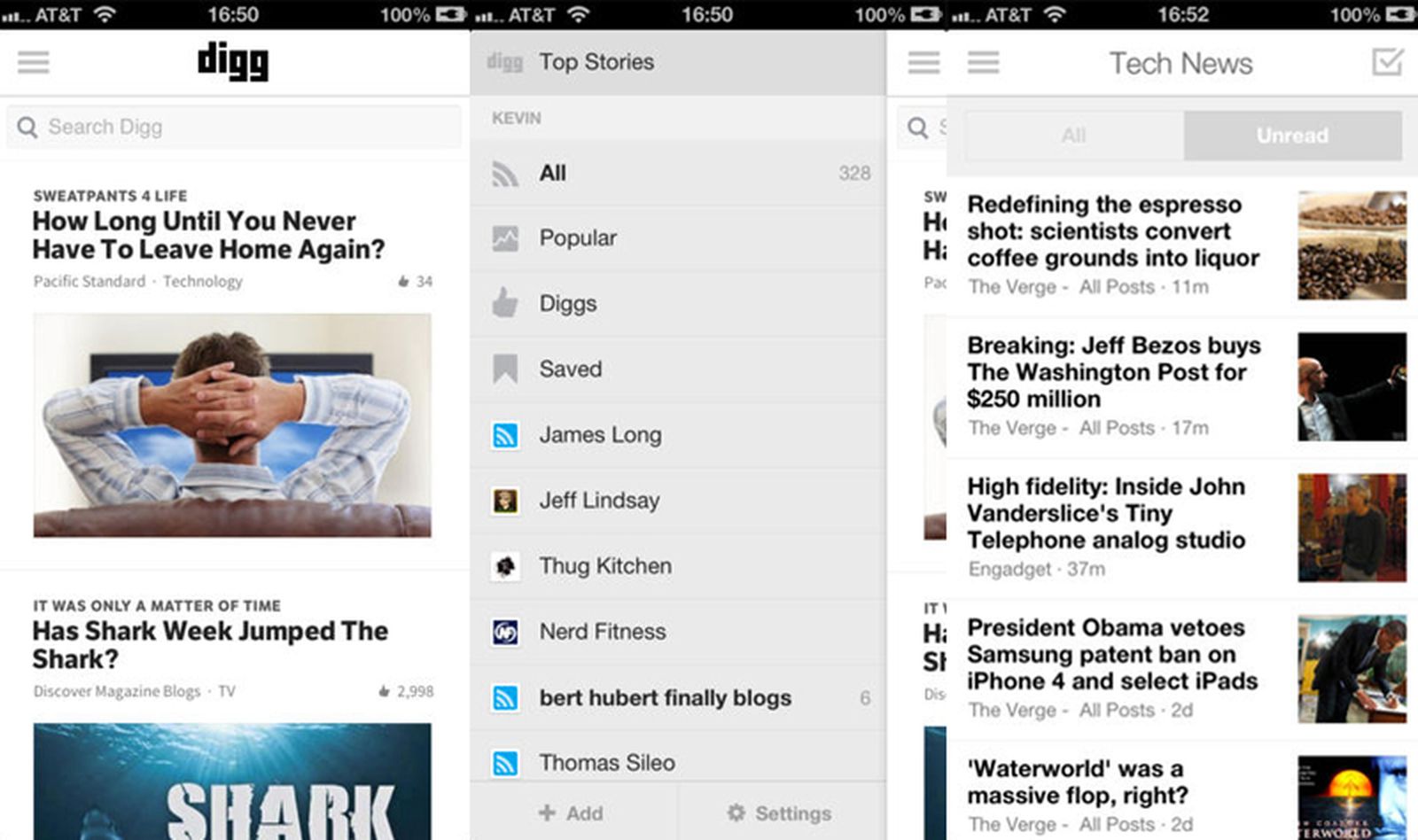 Digg for iOS Updated with 'Popular' Section for Feeds, Support for ...
