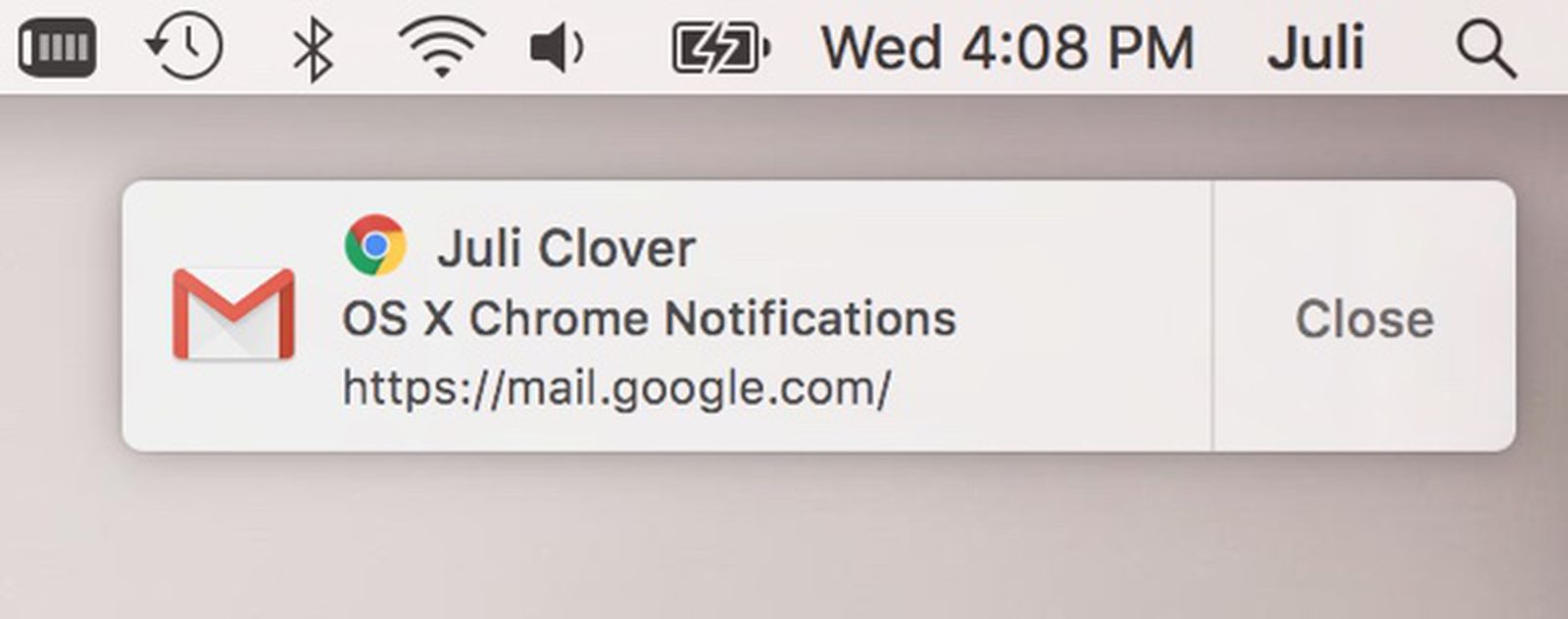 Google Testing Support for Native OS X Notifications in Chrome - MacRumors