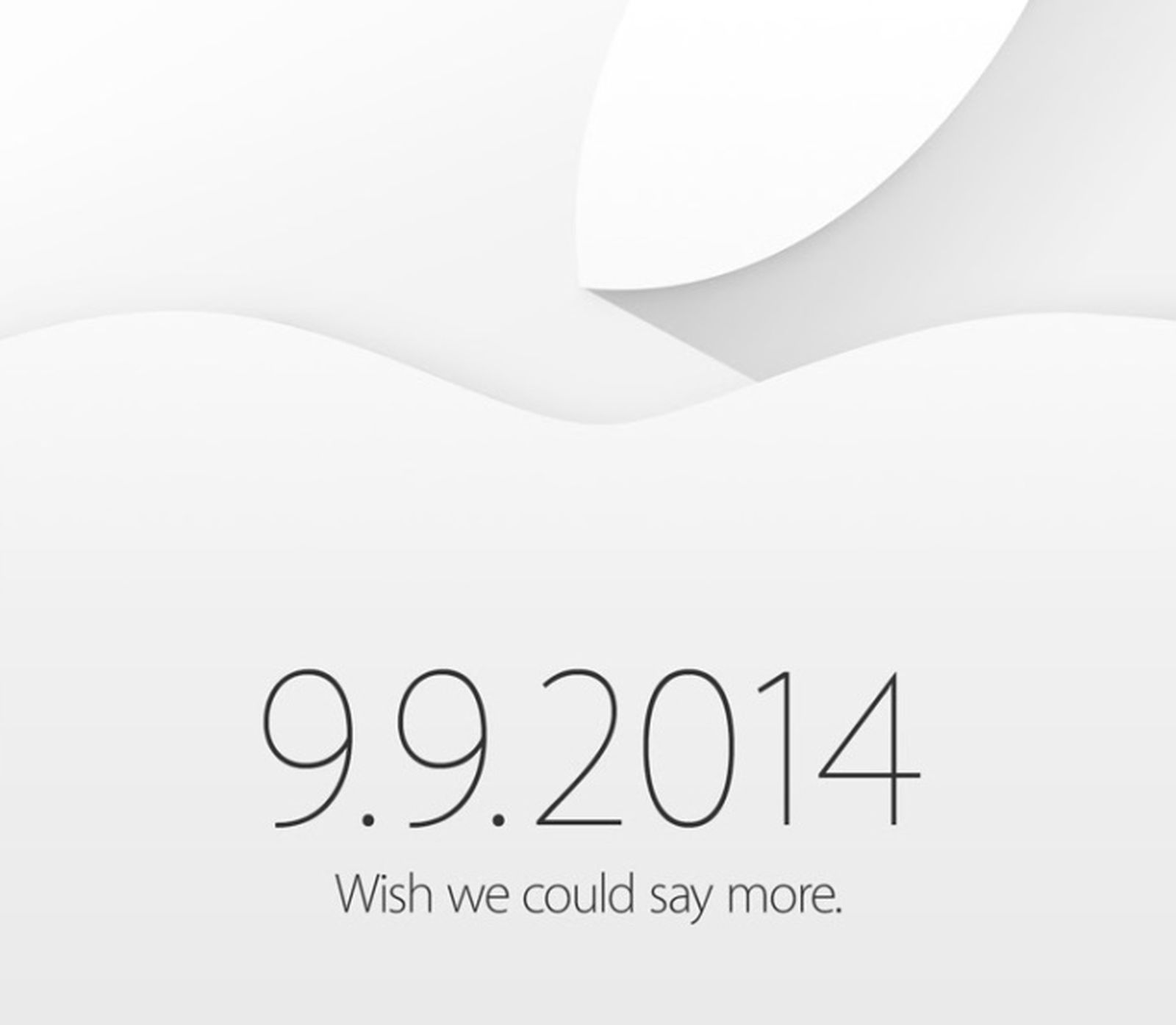 Apple Issues Media Invitations for September 9 Event: 'Wish We Could ...