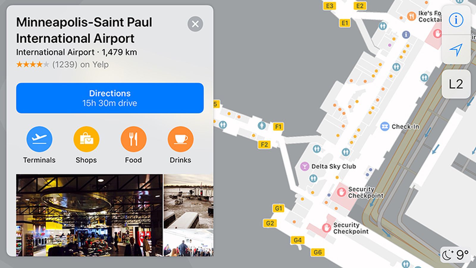 Apple Continues Rolling Out Indoor Maps of Airports in iOS 11 - MacRumors
