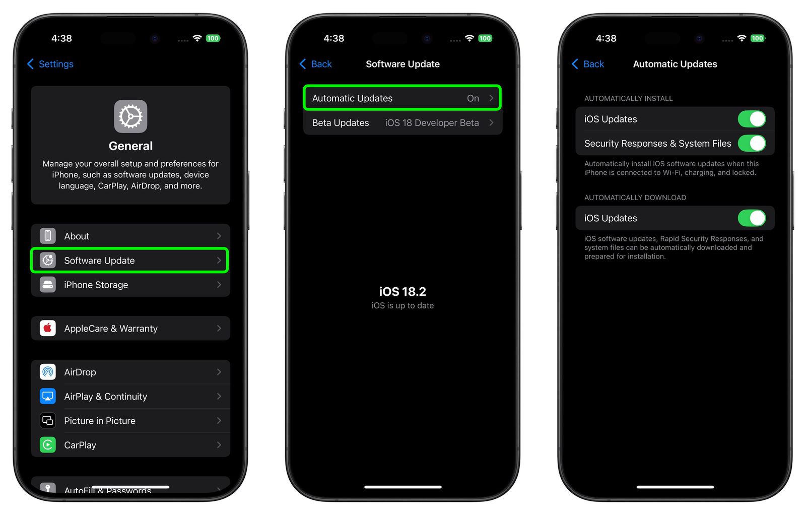 Prevent iPhone Automatically Installing Software Updates - MacRumors