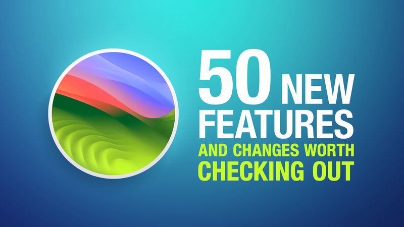 macOS Sonoma: 50 New Features and Changes Worth Checking Out - MacRumors