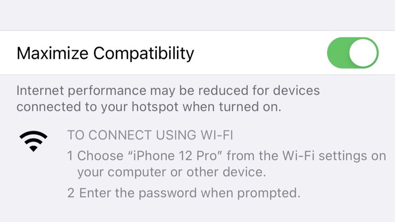 iPhone 12 Lineup Enables Personal Hotspot Over Faster 5GHz Wi-Fi ...