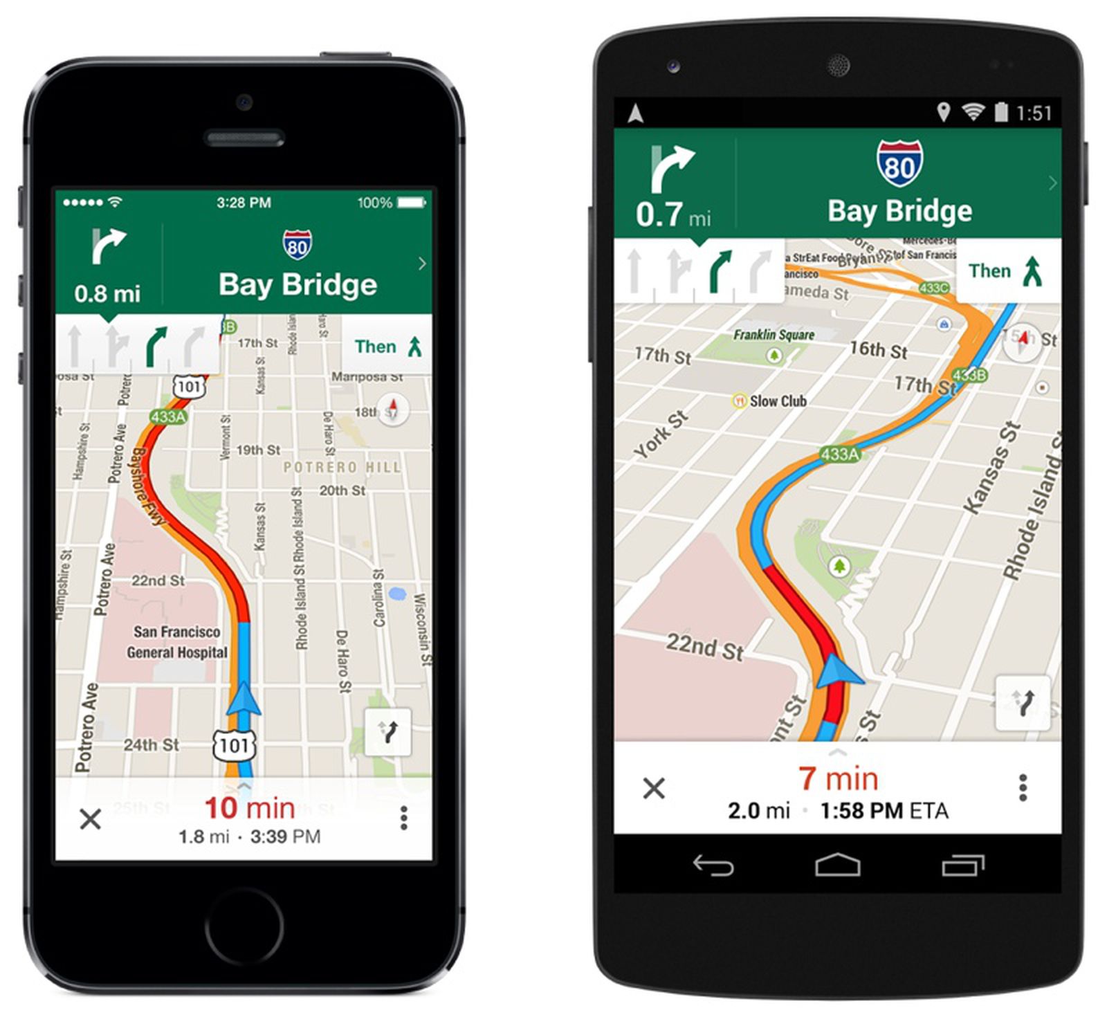 Google Maps For IOS Gains Uber Integration Lane Guidance Improved 