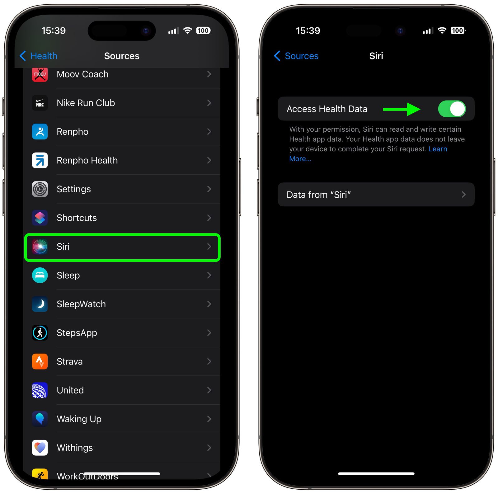 iOS 17.2: How to Access and Write Health Data With Siri - MacRumors