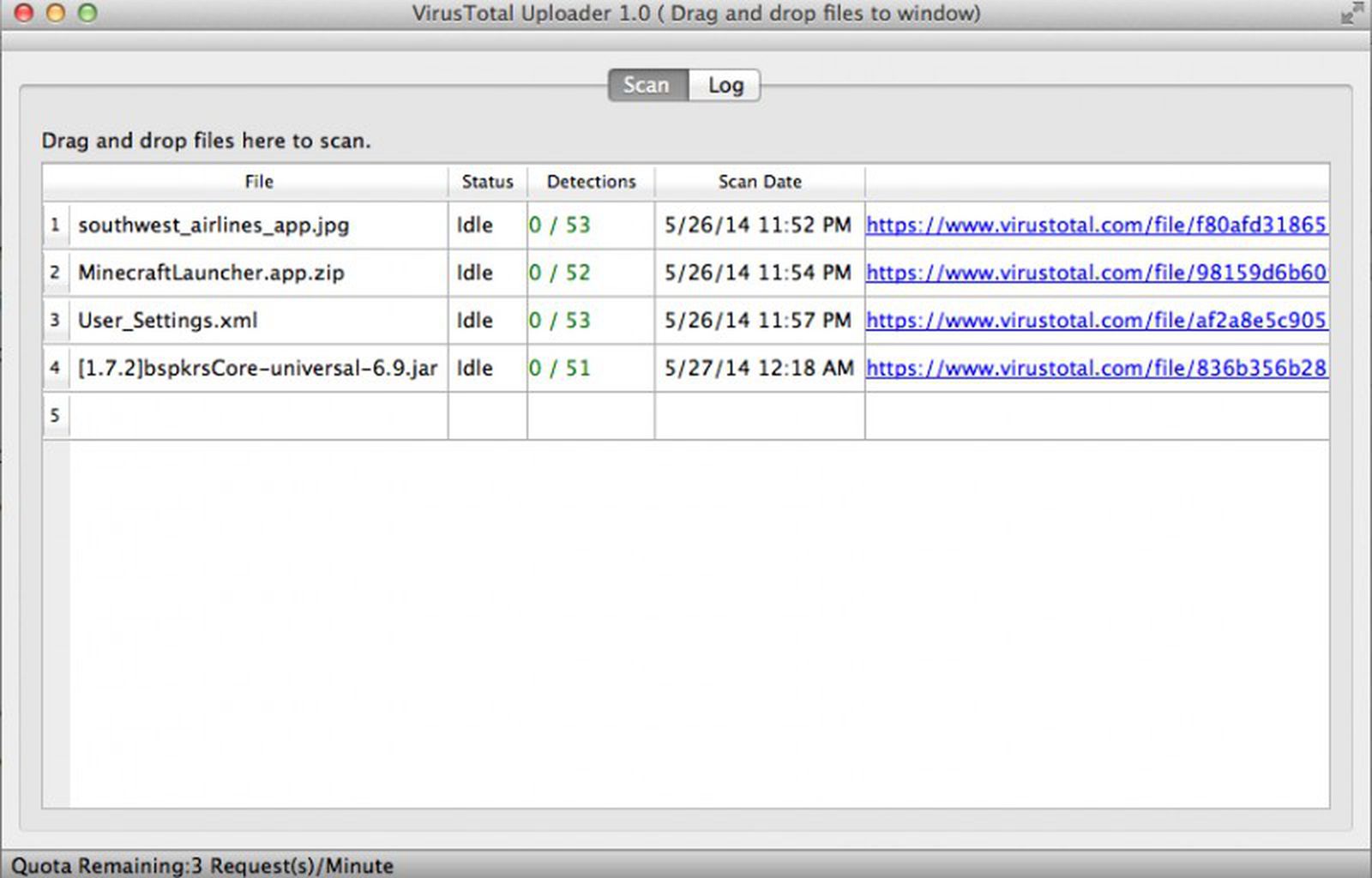 Malware Scanning Tool 'VirusTotal Uploader' Released for OS X - MacRumors