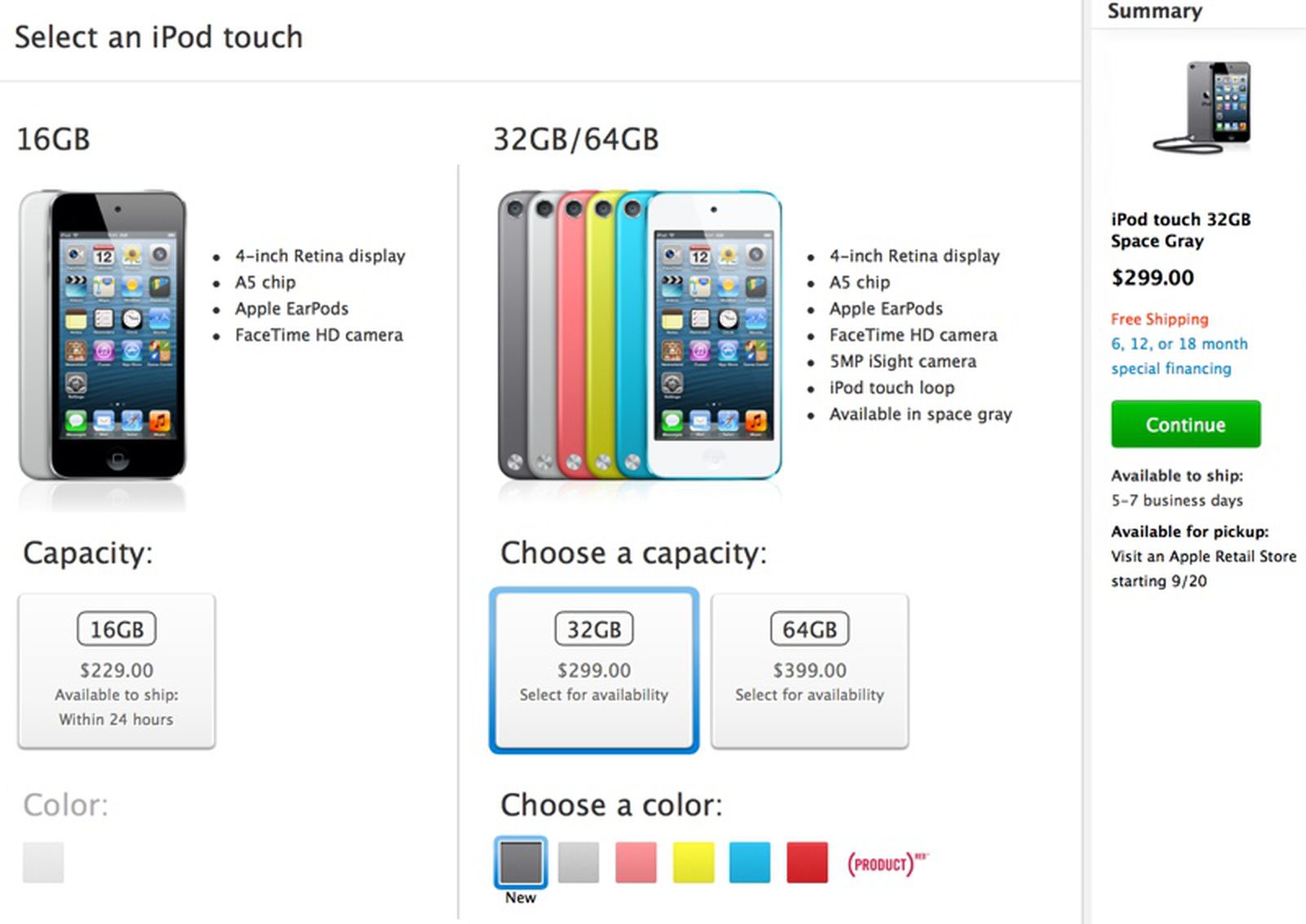 Apple Introduces New 'Space Gray' Colors for iPod Touch, Nano, and ...