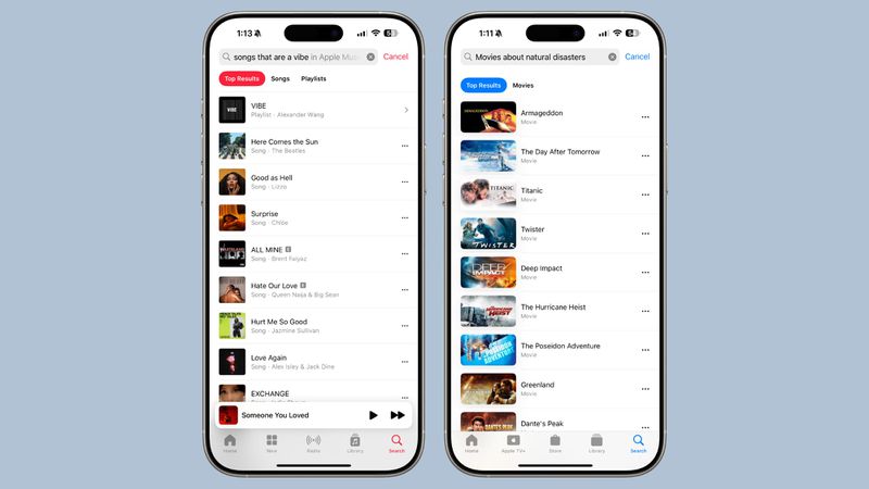 iOS 18.2 Lets You Use Natural Language Search in Apple Music and Apple TV - MacRumors