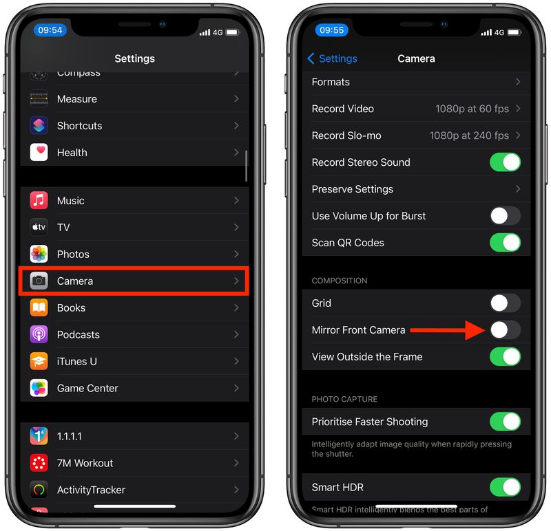 How to Mirror Your iPhone's Camera to Take Better Selfies - MacRumors