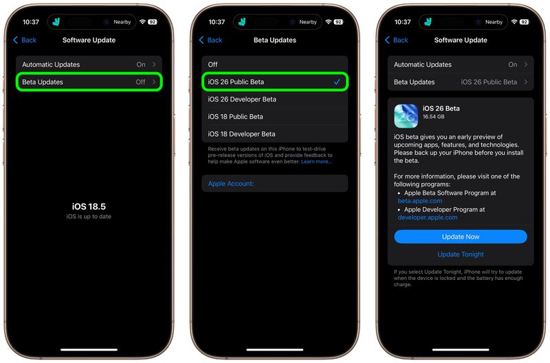 How to Install iOS 26 Public Beta 6 on Your iPhone - MacRumors