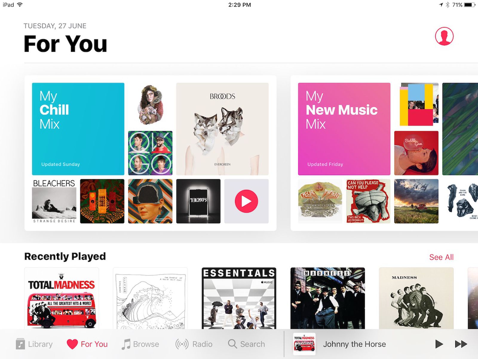 Apple Music's New Curated Playlist 'My Chill Mix' Begins Appearing for ...