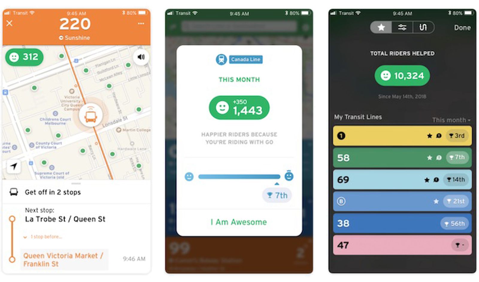 Transit App Expands Real-Time Crowdsourced Data to 175 Cities - MacRumors