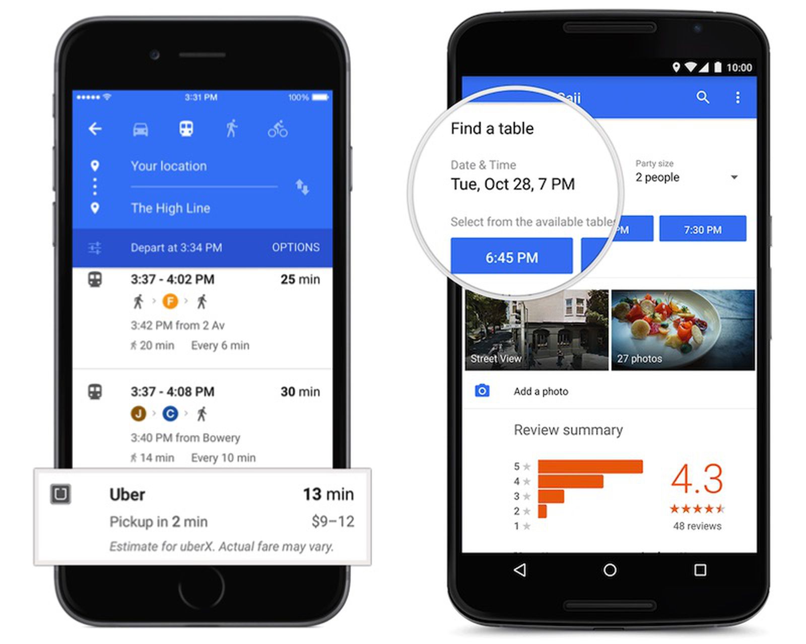 Google Maps for iOS Rolling Out New Look With OpenTable and Uber ...