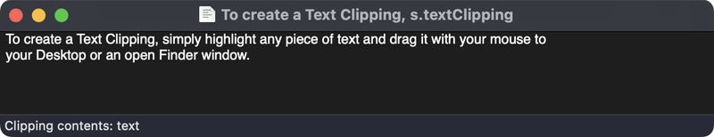 Quick macOS Tip: Create and Use Text Clippings for Productivity - MacRumors