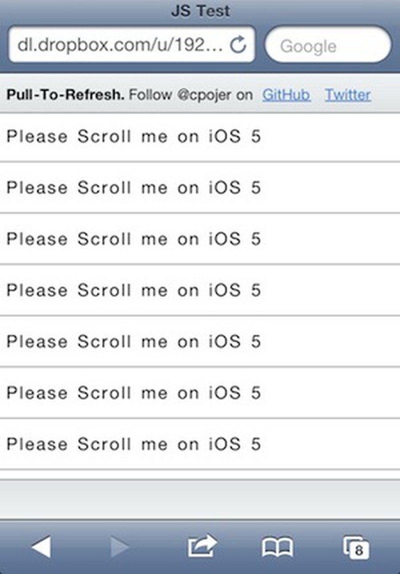 Demo Of Native Style Momentum Scrolling In Ios 5 Beta 2 Macrumors