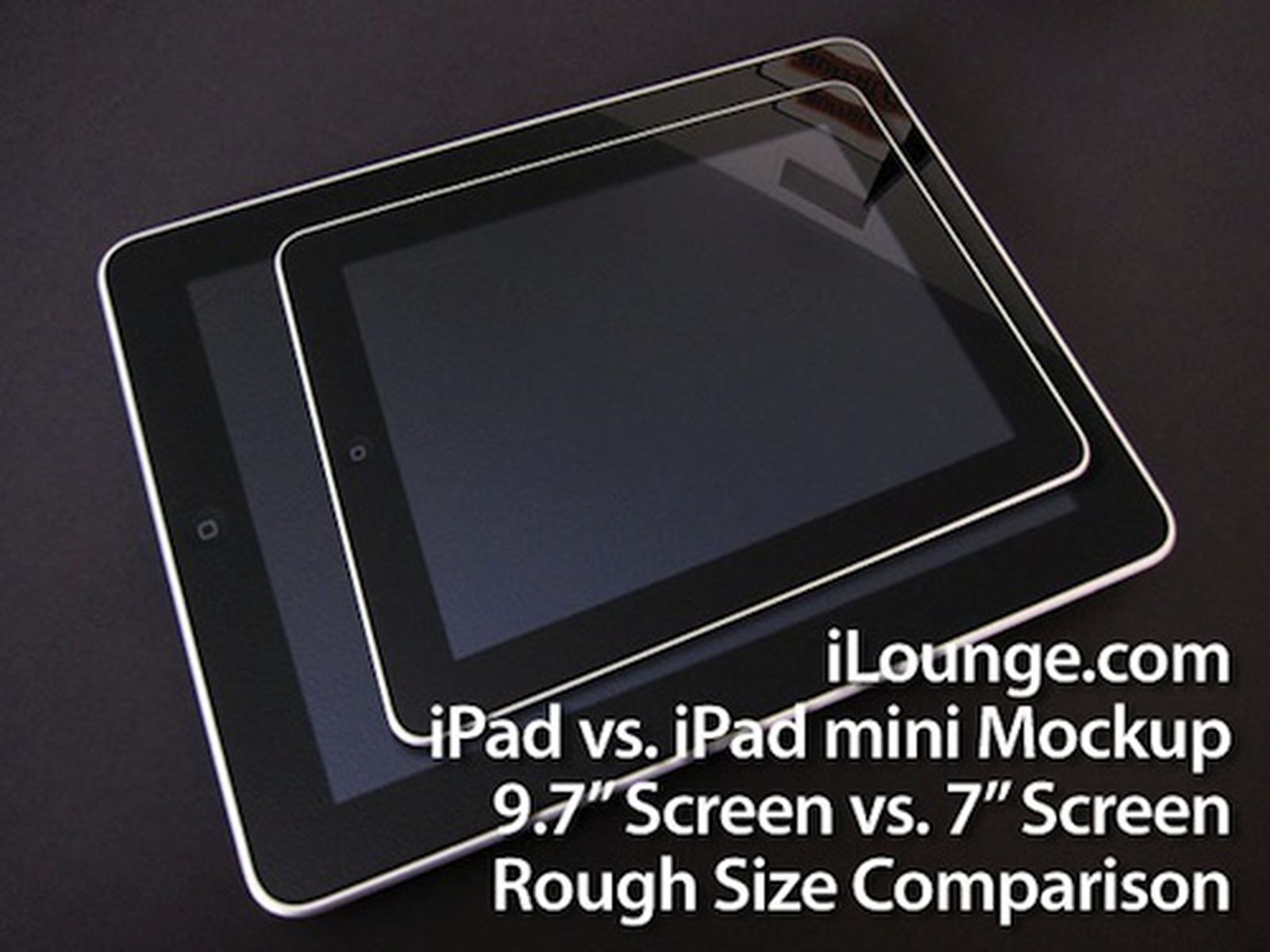 'iPad Mini' Rumors Revived with Claims of 7.85-Inch Screen - MacRumors