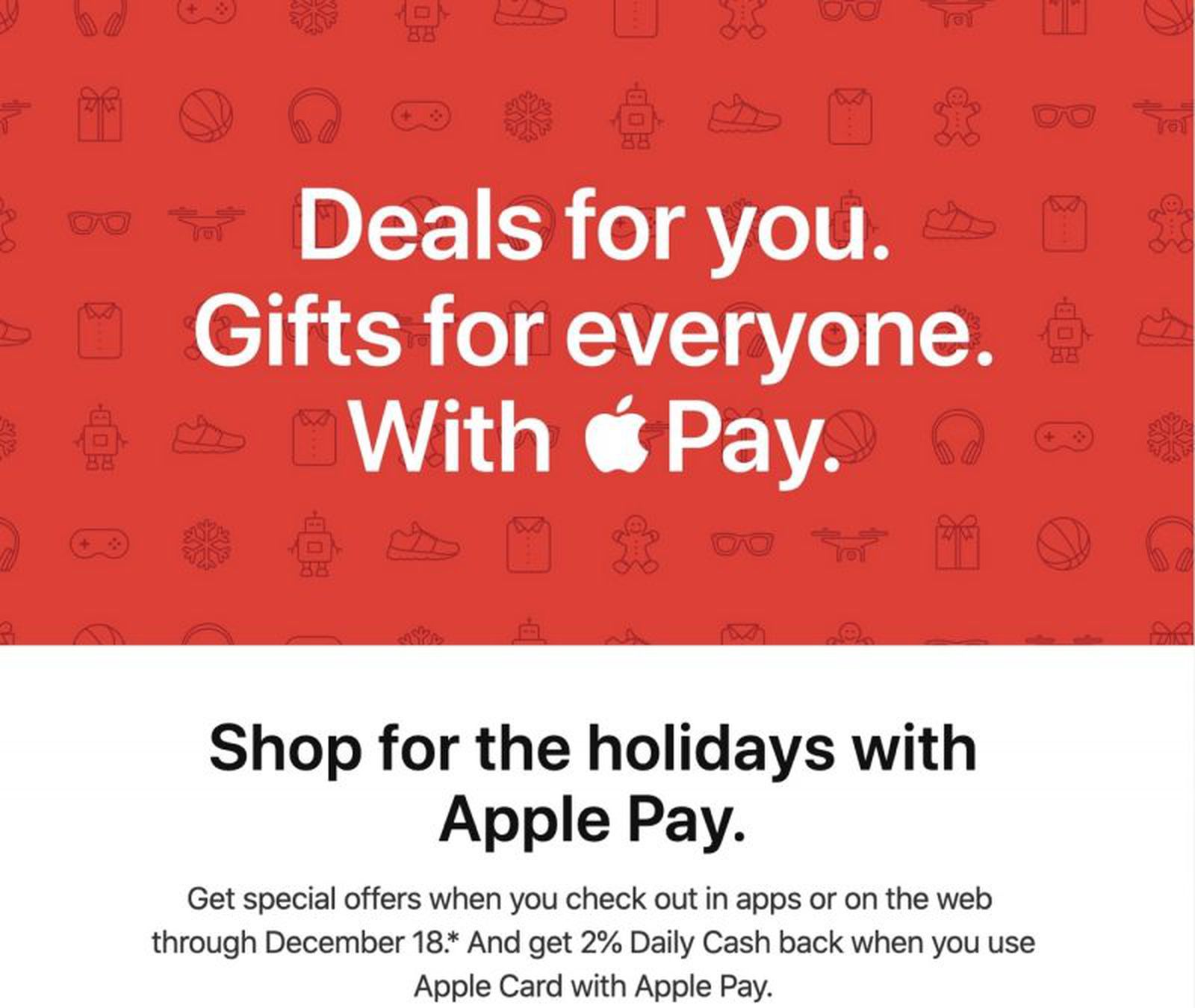Latest Apple Pay Promo Offers Holiday Discounts and Bonuses From ...