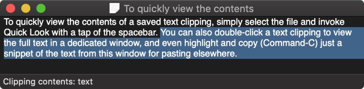 How to Use Text Clippings in macOS - MacRumors