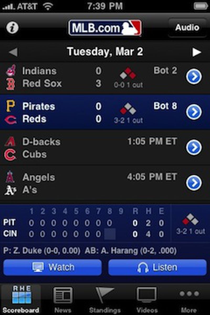 'MLB.com At Bat 2010' Hits the App Store - MacRumors