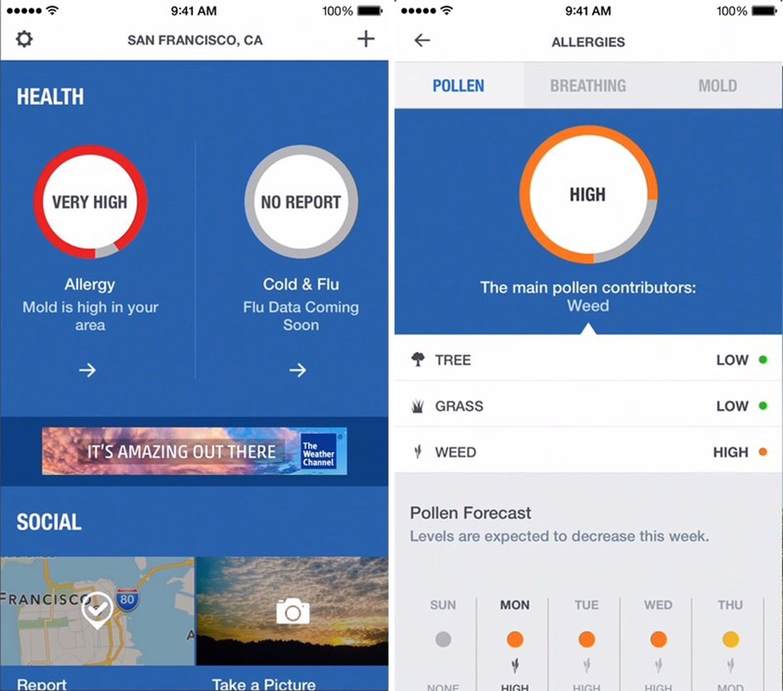 'The Weather Channel' App for iPhone Gains Revamped Design, 3D Touch ...