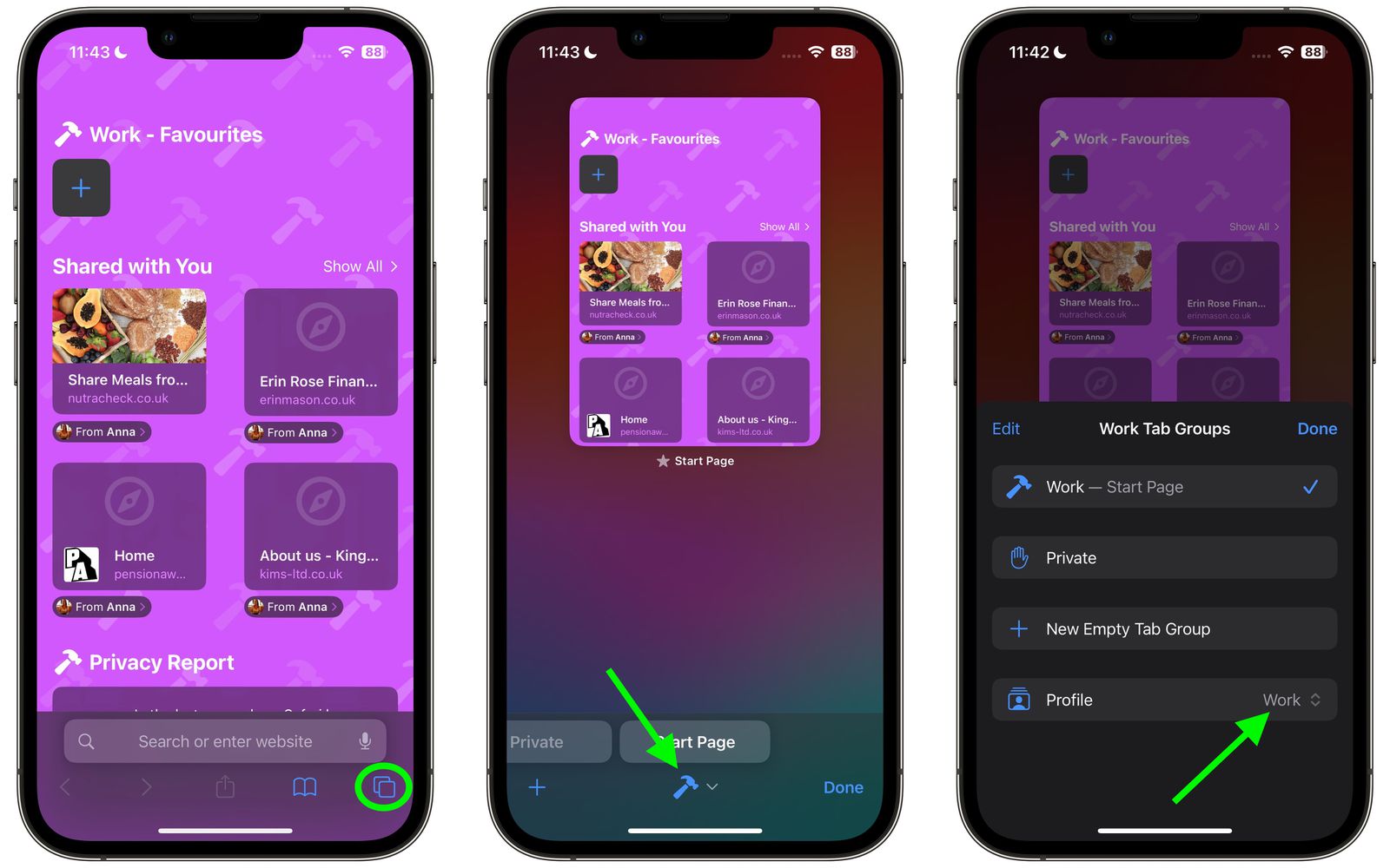 How to Separate Your iPhone Browsing Habits With Safari Profiles - MacRumors