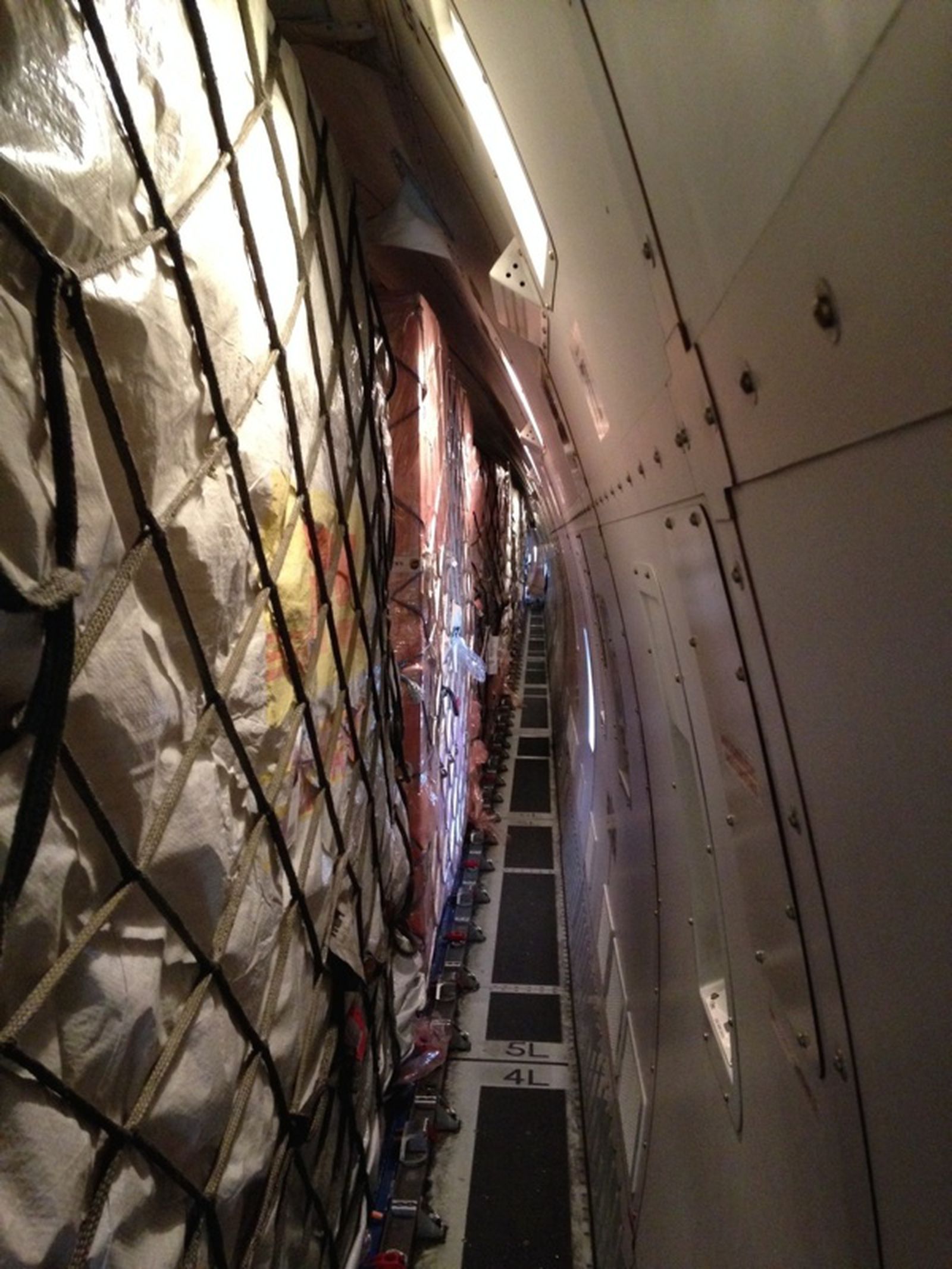Photos From Inside a 747 Flying iPhone 6 Units to the U.S. - MacRumors