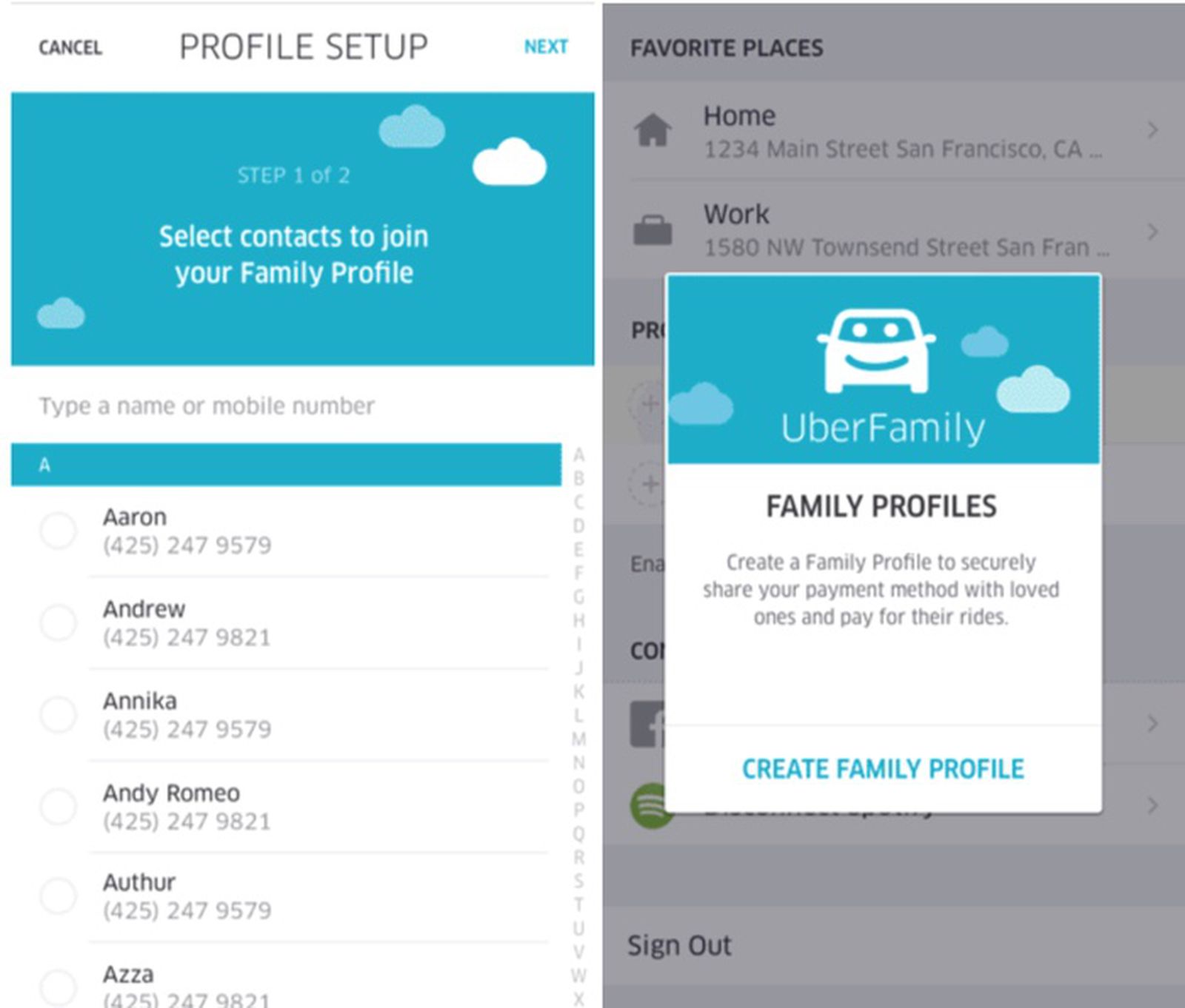 Uber Testing 'Family Profiles' With Shared Payment Method in iOS App ...