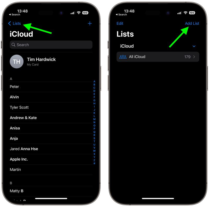 How to Organize Contacts into Lists on iPhone and iPad - MacRumors