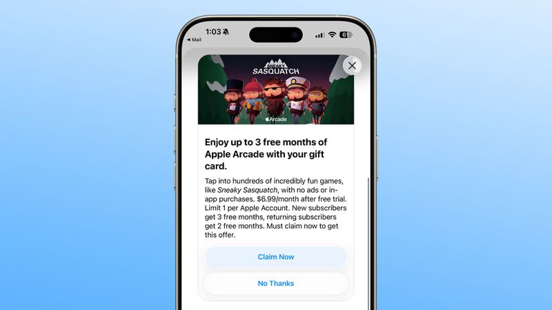 Apple Offering Up to 3 Free Months of Apple Arcade With Holiday Gift ...