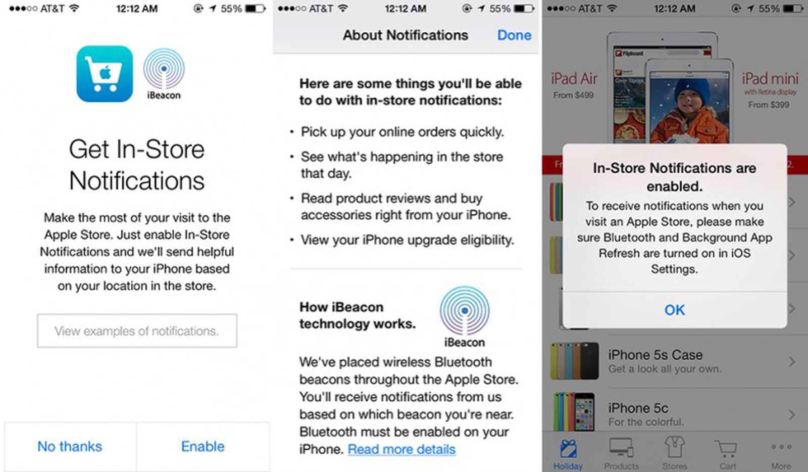 Apple Updates Apple Store App with Support for iBeacon Systems - MacRumors