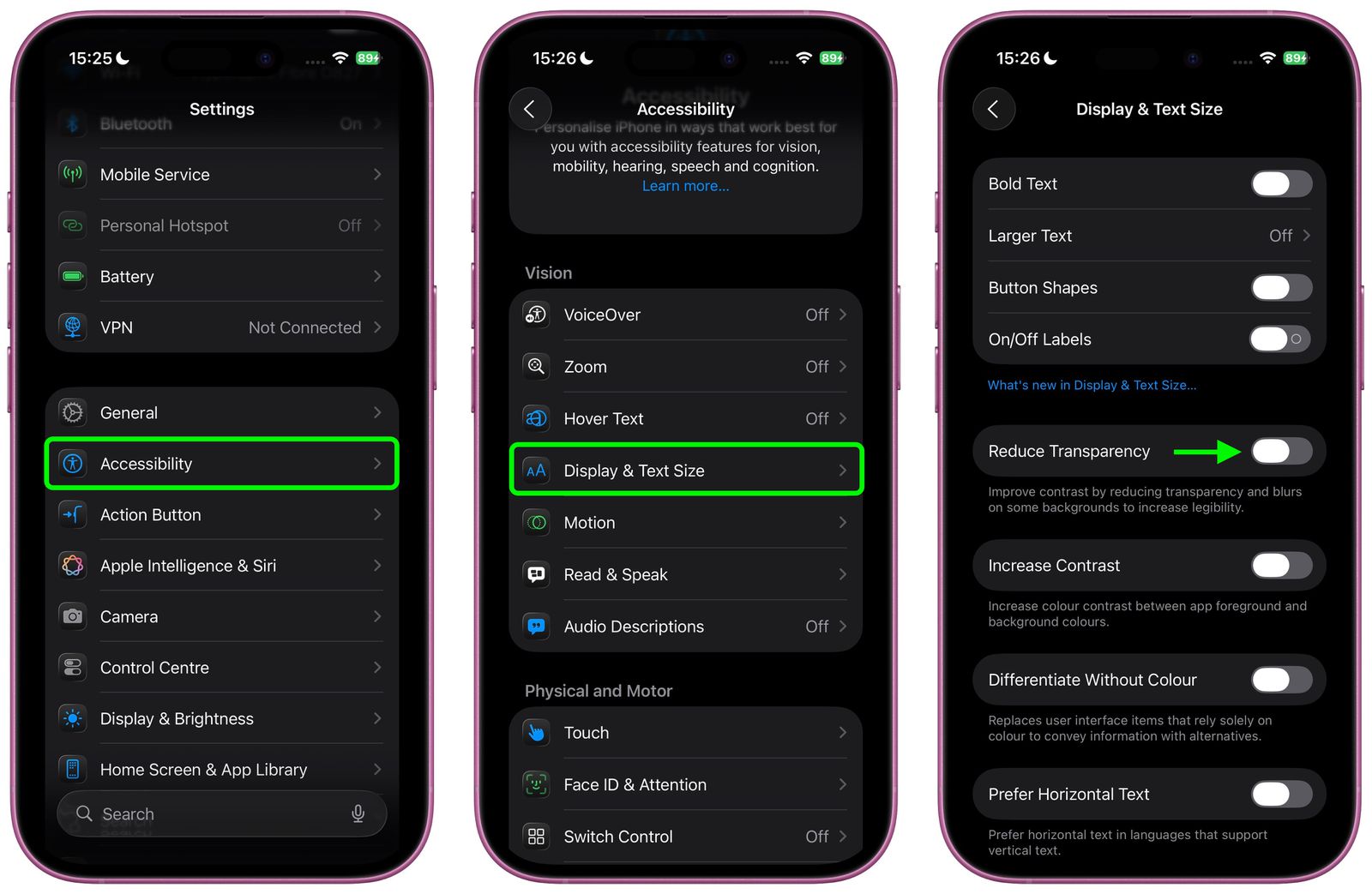 Ios 26 Reduce Transparency Of Apples Liquid Glass Design Macrumors