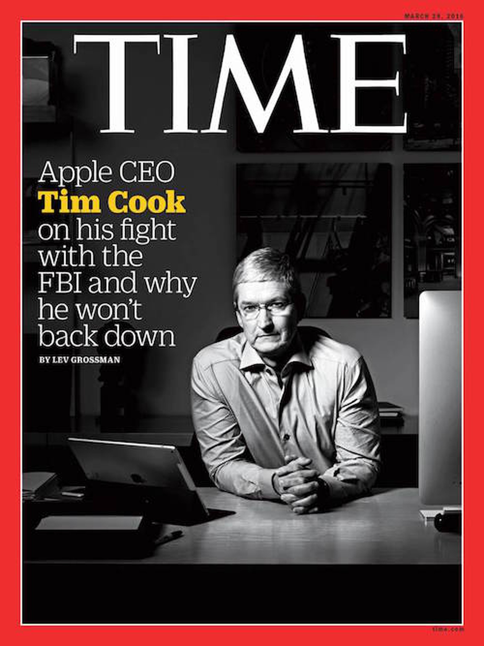 Tim Cook Featured on Cover of TIME Magazine in New Apple-FBI Interview ...