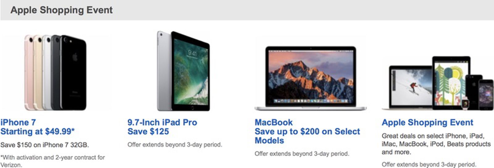 Best Buy's Last Minute Holiday Deals Include $125 Off iPad Pro, Up to ...