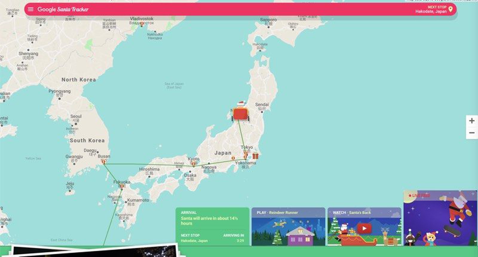 Track Santa's Journey From the North Pole With Google's Web-Based Santa ...
